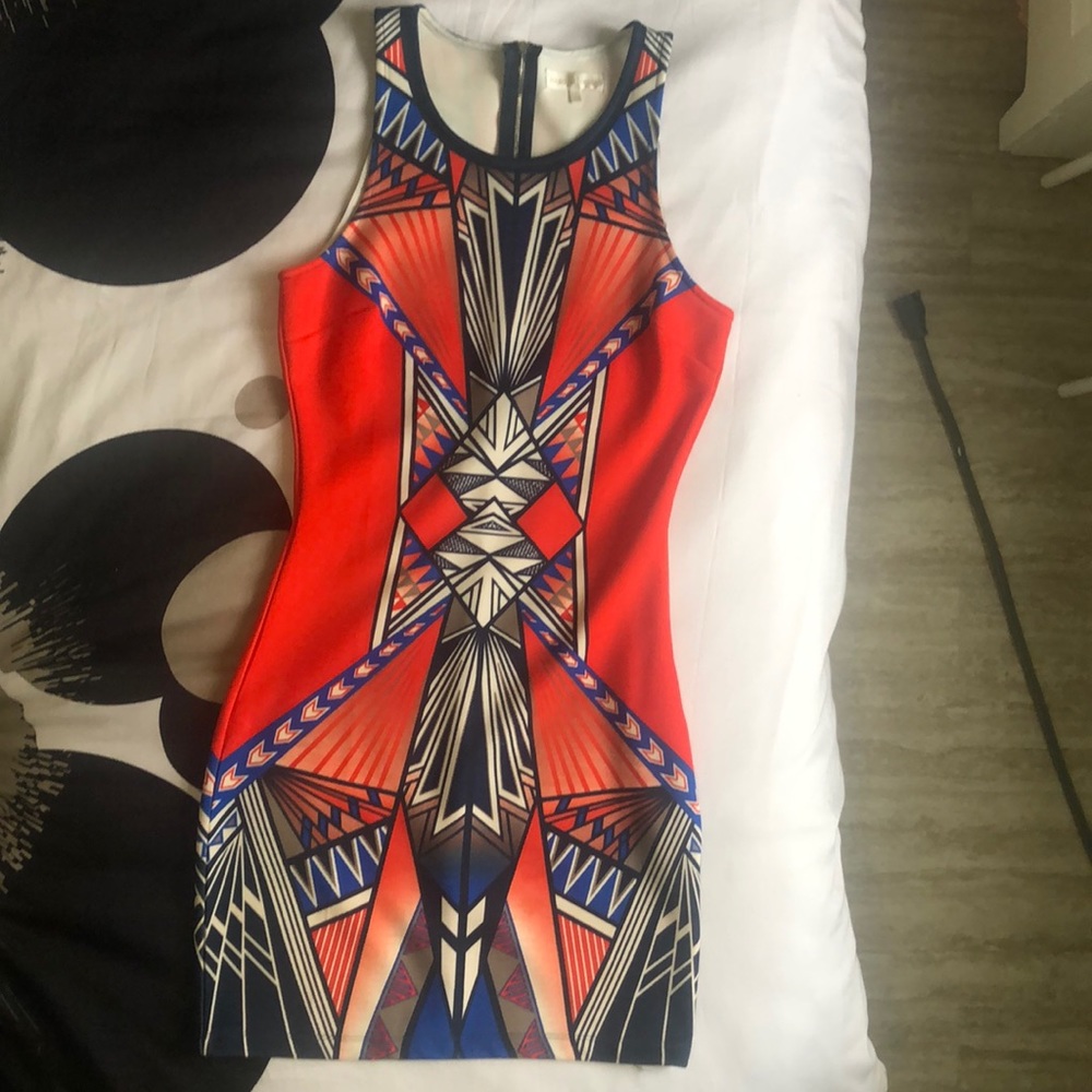 Jealous Tomato Gorgeous Skin Tight Designer Dress - Gem